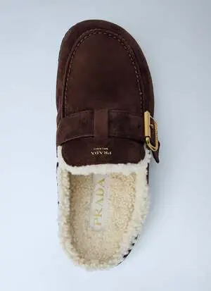 Prada Suede Mules