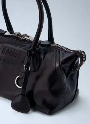 Miu Miu Leather Top Handle Bag