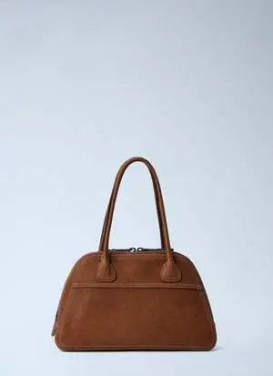 Miu Miu Vivant Suede Handbag - Brown