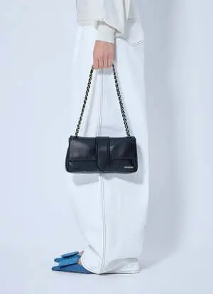 Jacquemus Le Bambino Chaîne Shoulder Bag - Black