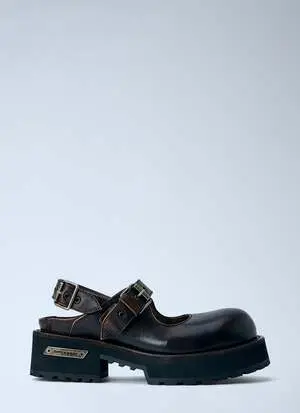 Balenciaga Venom Mary Jane Platforms - Brown