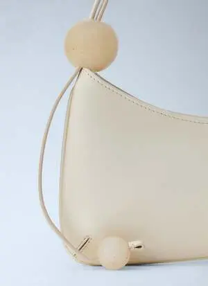 Jacquemus Le Bisou Perle Shoulder Bag - Cream
