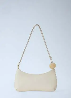 Jacquemus Le Bisou Perle Shoulder Bag - Cream