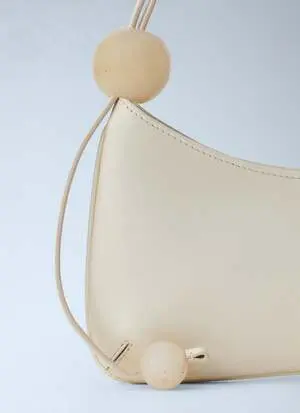 Jacquemus Le Bisou Perle Shoulder Bag - Cream