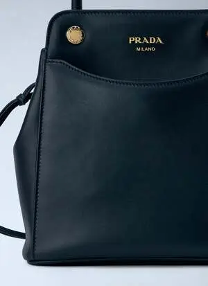 Prada Carry Mini Leather Handbag