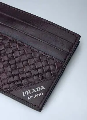 Prada Leather Card Holder