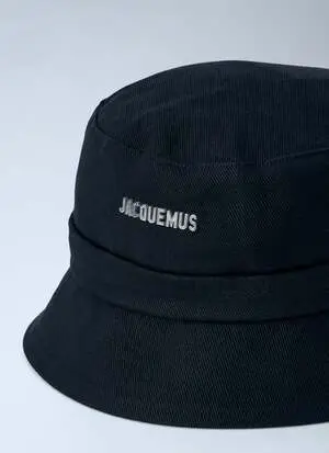 Jacquemus Le Bob Gadjo Bucket Hat - Black