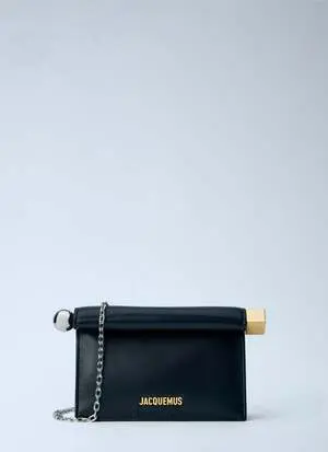 Jacquemus La Petite Pochette Rond Carr - Black
