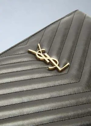 Saint Laurent Monogram Matelassé Pouch
