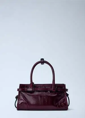Prada Mini Bonnie Leather Handbag
