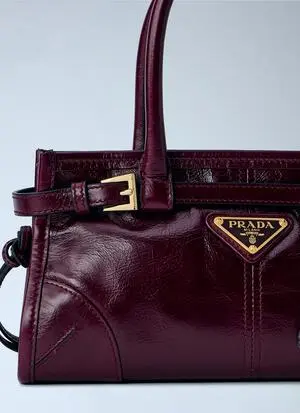 Prada Mini Bonnie Leather Handbag - Multicolor