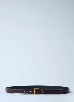 Saint Laurent Cassandre Thin Belt
