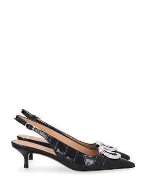 FERRAGAMO Slingback Maxi Gancini