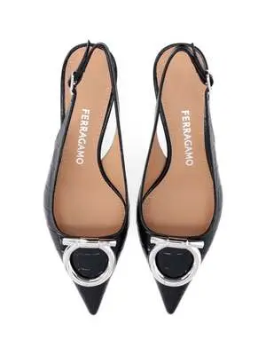 FERRAGAMO Slingback Maxi Gancini