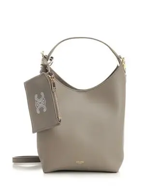 Celine Small Hobo Bag - Gray