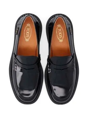 TOD'S Leather Moccasin - Black