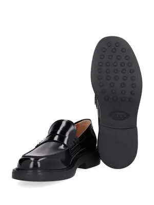 TOD'S Leather Moccasin - Black