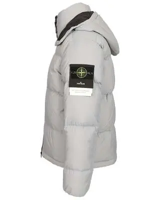 Stone Island Down Jacket In 6.6 Ripstop Nylon Cordura