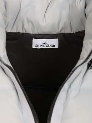 Stone Island Down Jacket In 6.6 Ripstop Nylon Cordura