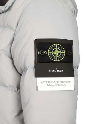 Stone Island Down Jacket In 6.6 Ripstop Nylon Cordura