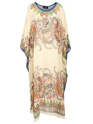 Etro Kaftan With Paisley Print - Multicolor