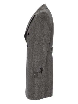 Tagliatore Double-breasted Herringbone Coat