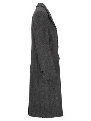 Stella McCartney Embellished Coat - Gray