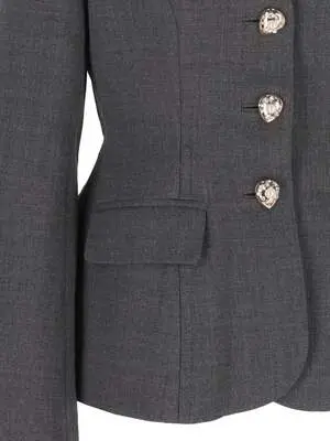 SELF-PORTRAIT Collarless Jacket