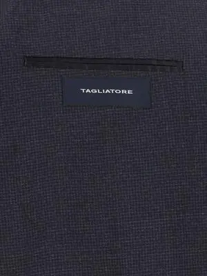 Tagliatore Montecarlo Suit In Wool Canvas - Gray