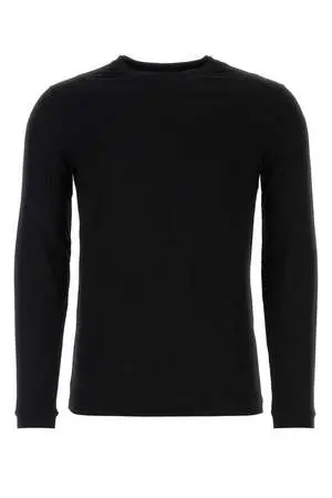Giorgio Armani Stretch Viscose T-shirt - Black