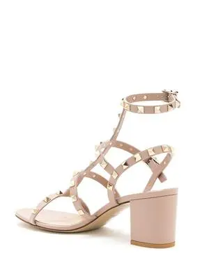 Valentino Garavani Rockstud Leather Sandals - Multicolor