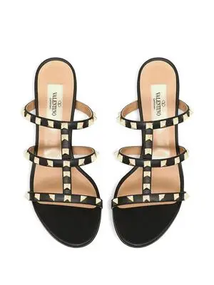 Valentino Garavani Rockstud Leather Sandals - Multicolor
