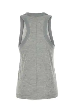 Carven Grey Silk Tank Top