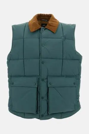 A.p.c. Jimmy Padded Quilted Vest - Multicolor