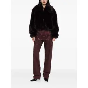 GOLDEN GOOSE Denim Straight-leg Jeans - Red