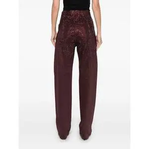 GOLDEN GOOSE Denim Straight-leg Jeans - Red