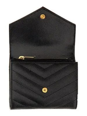 Saint Laurent Portafoglio Tri-fold "cassandre