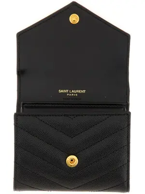 Saint Laurent Portafoglio "cassandre" Matelassé Multi-fold