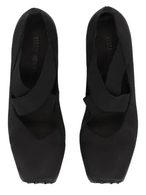 UMA WANG Ballerina In Pelle Con Tacco Medio