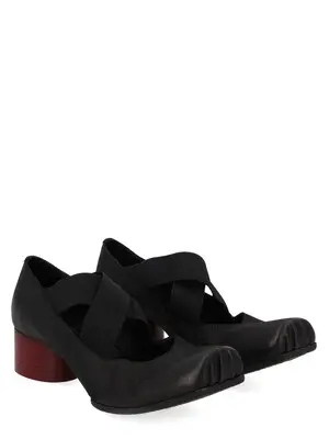 UMA WANG Ballerina In Pelle Con Tacco Medio