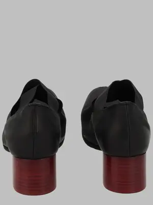 UMA WANG Ballerina In Pelle Con Tacco Medio