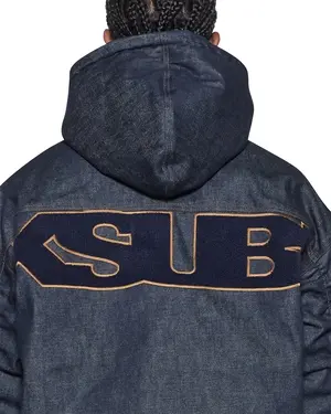 Ksubi Slouchy Drawstring Logo Bomber Jacket