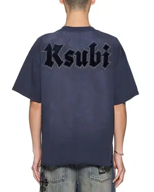 Ksubi Kaliba Ekcess Cotton Cross Graphic T-shirt