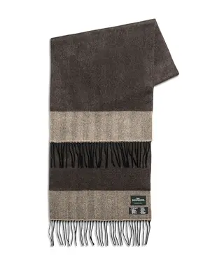 Rodd & Gunn Darlington Cashmere Fringe Scarf - Mud