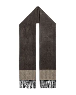 Rodd & Gunn Darlington Cashmere Fringe Scarf - Mud