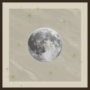 CIER To The Moon & Back Silk Scarf - Purple