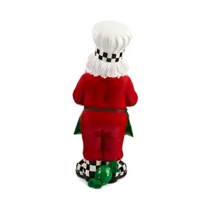 MACKENZIE-CHILDS Confetti Chef Santa Figure