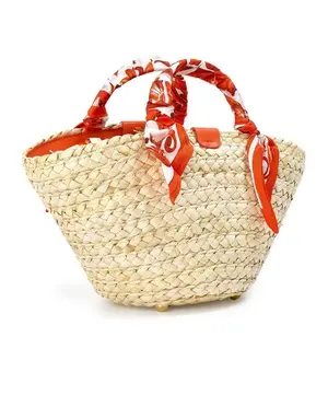 Dolce & Gabbana Straw Tote Handbag With - No