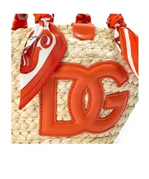 Dolce & Gabbana Straw Tote Handbag With - No