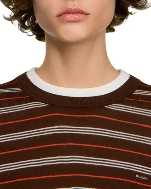 Sandro Mabel Wool Layered Effect Sweater